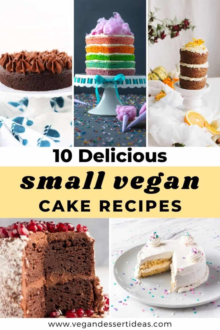 10 Adorable Small Vegan Cake Recipes For Mini Celebrations