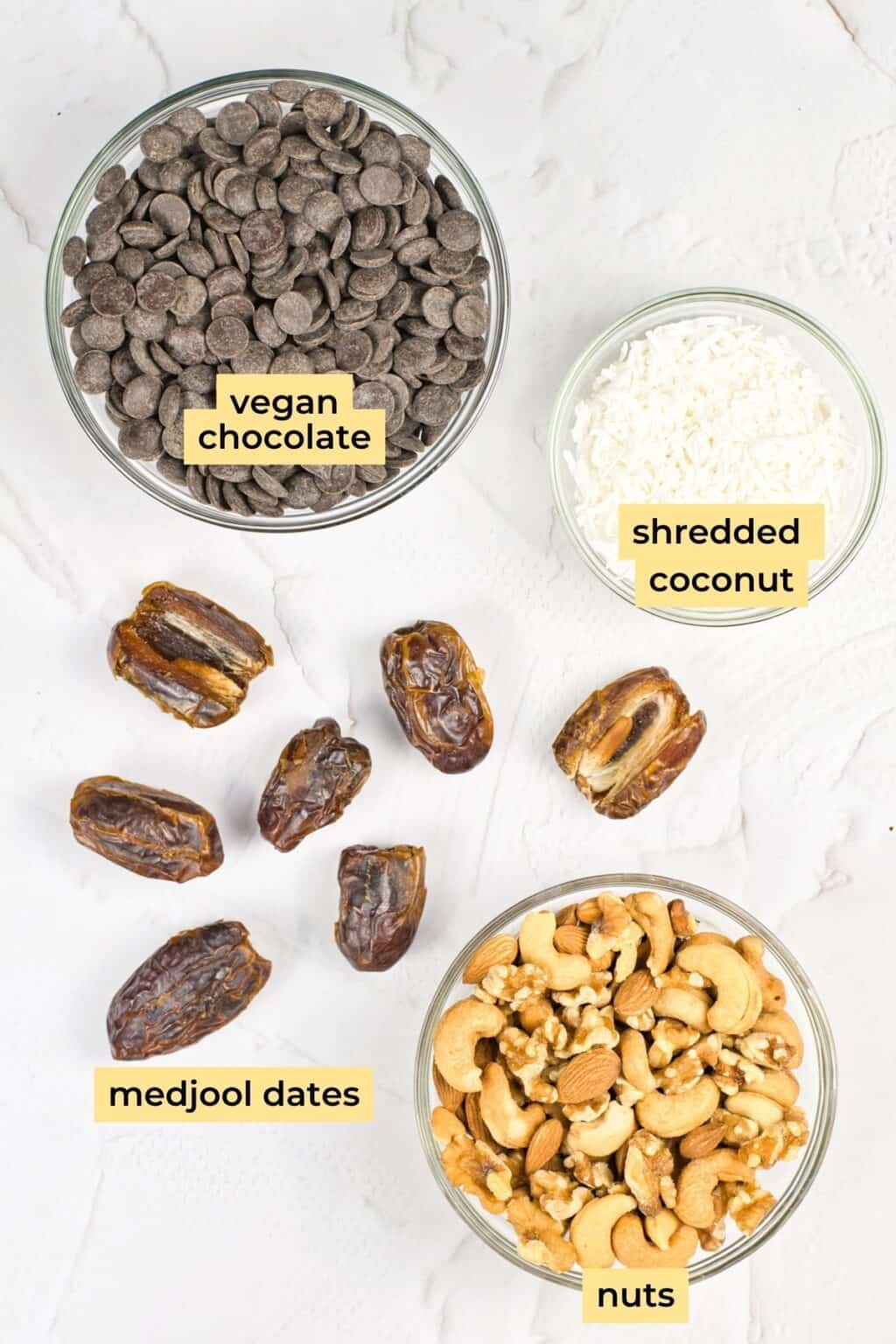 No Bake Chocolate Date Bars - Vegan Dessert Ideas