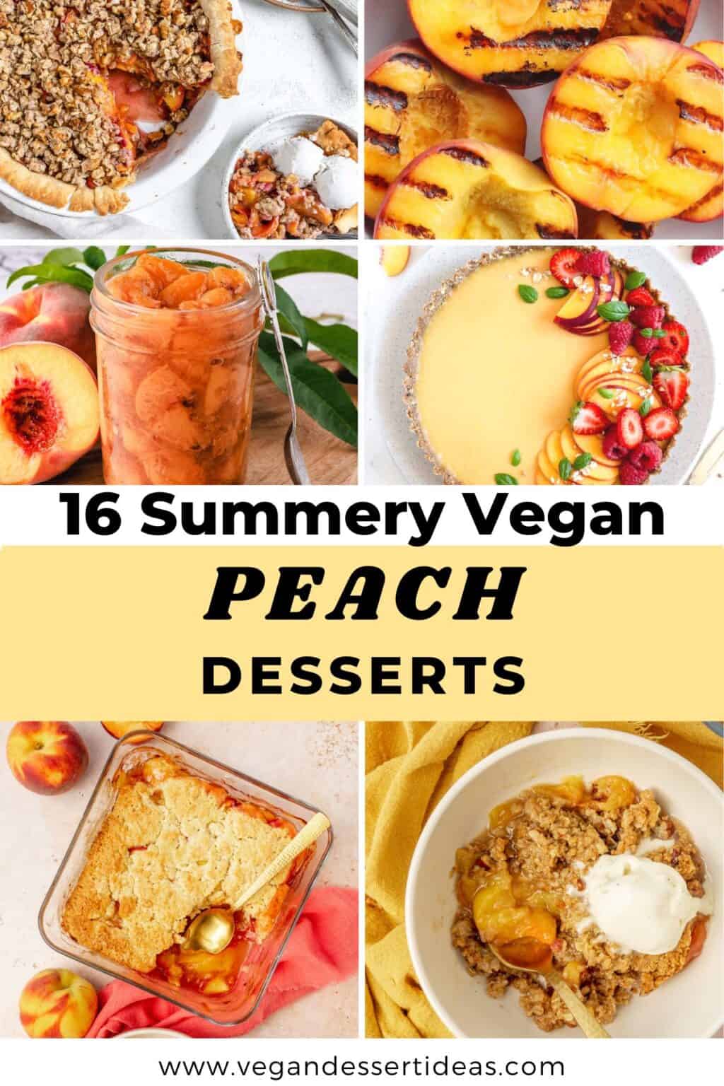 16 Vegan Peach Dessert Recipes Perfect for Summer!