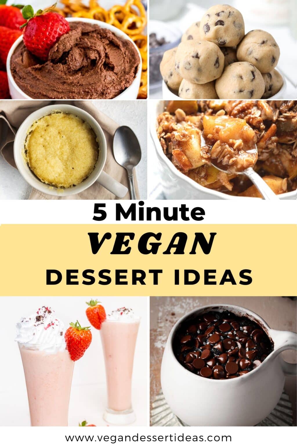 5 Minute Vegan Desserts (So Easy + Quick!) - Vegan Dessert Ideas